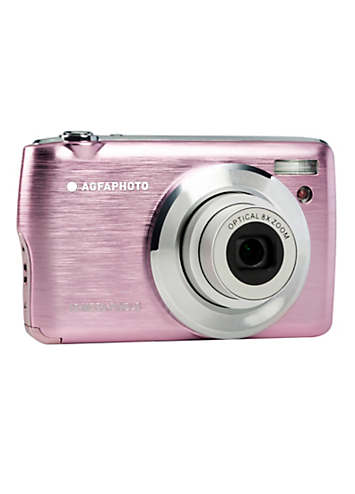 Agfa Realishot DC8200 18MP 8x Zoom Compact Digital Camera - Pink | Grattan