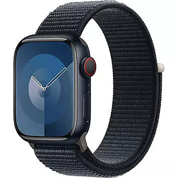 Apple Watch Series 9 GPS + Cellular 41mm Midnight Aluminium Case with ...