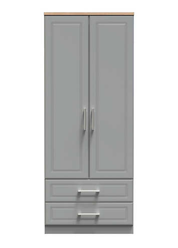 Ashford Ready Assembled 2 Door/2 Drawer Wardrobe | Grattan