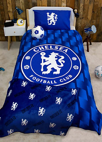 Chelsea FC Reversible Duvet Cover Set | Grattan