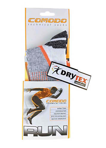Comodo 1 Pack Drytex Yarn Arch Support Durable Running Socks | Grattan