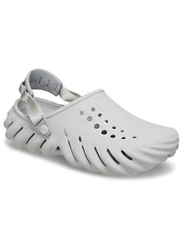 Crocs Grey Echo Clogs | Grattan