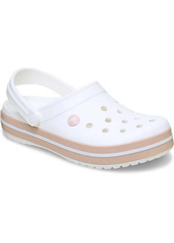 Crocs White Crocband Clogs | Grattan