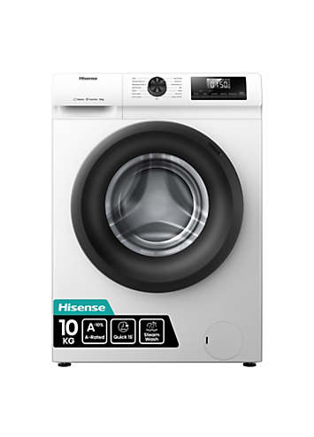 Hisense 1 Series WF1Q1041BW 10kg 1400 Spin, Steam Washing Machine ...