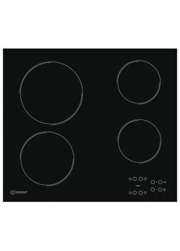 Indesit 58 cm 4 Zone Touch Control Ceramic Electric Hob RI 161 C ...