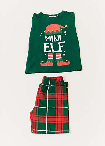 Jac Jossa Kids Elf Print Matching Family Pyjamas Set | Grattan