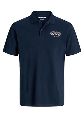 Jack & Jones Junior Cotton Short Sleeve Polo Shirt | Grattan