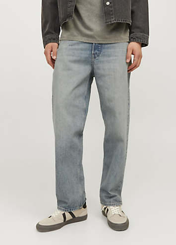 Jack & Jones Loose-Fit Mid Waist Jeans | Grattan