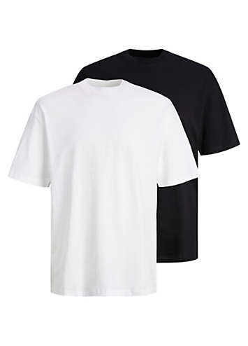 Jack & Jones Pack of 2 Bradley Round Neck T-Shirts | Grattan