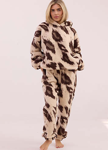 Jim Jam The Label Oversized Animal Print Twosie | Grattan
