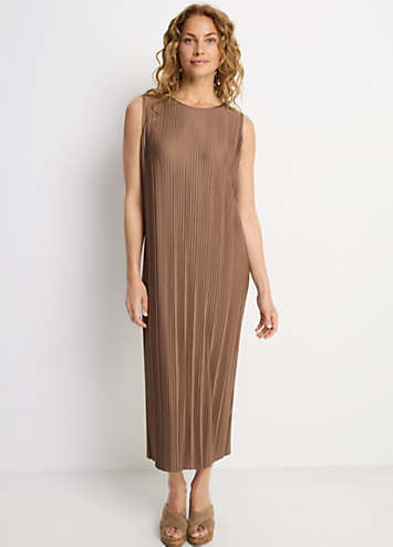 LASCANA Pleated Midi Slip Dress | Grattan