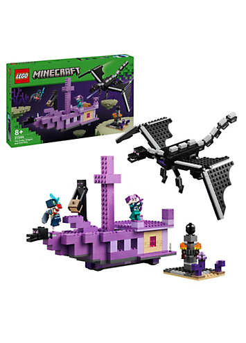 LEGO Minecraft The Ender Dragon and End Ship Toy Set | Grattan