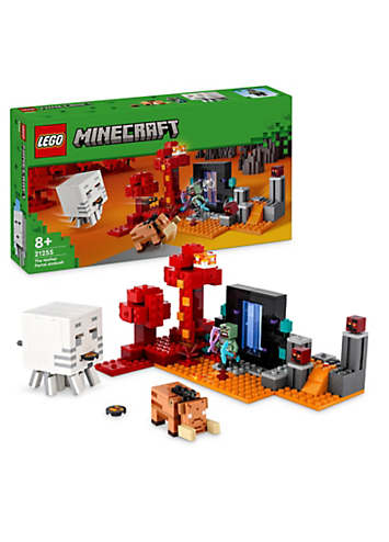 LEGO Minecraft The Nether Portal Ambush Set | Grattan