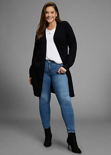 Laura Scott Long Sleeve Edge to Edge Cardigan | Grattan