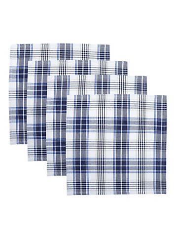 Le Chateau Rafa Woven Check Set of 4 Napkins | Grattan