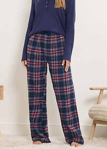 Long Tall Sally Cotton Check Pyjama Bottoms | Grattan