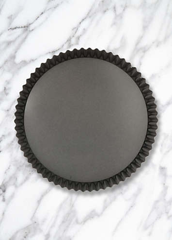Luxe 25cm Loose Base Fluted Quiche Pan | Grattan