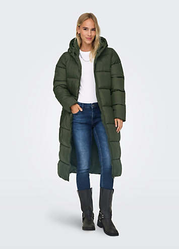 Only Long Puffer Quilted Coat | Grattan