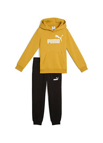 Puma ESS No.1 Logo Kids French Terry Tracksuit | Grattan
