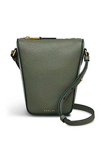 Radley London Oak Street Dark Olive Medium Phone Crossbody Bag | Grattan