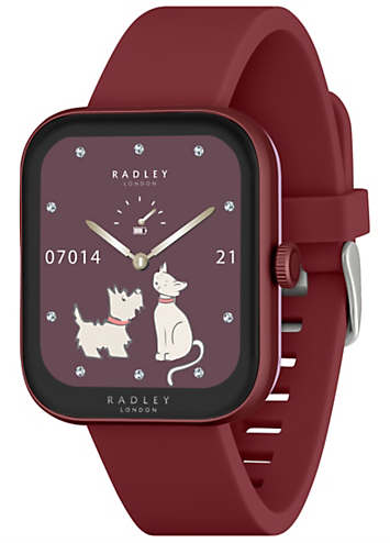 Radley London Series 32 Berry Silicone Strap Smart Watch | Grattan