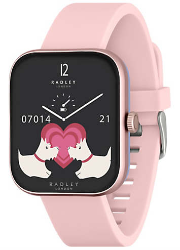 Radley London Series 32 Pink Silicone Strap Smart Watch | Grattan