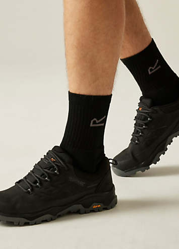 Regatta Black Blake Low Walking Shoes | Grattan
