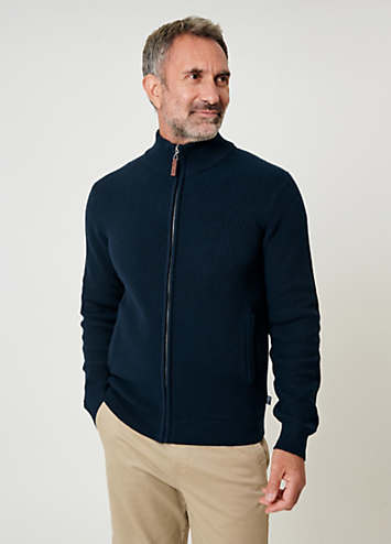Saltwell Full Zip Knitted Cardigan | Grattan