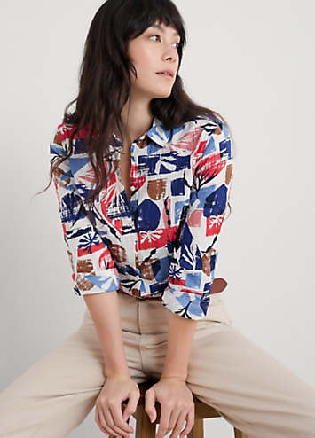 Seasalt Cornwall Multi Larissa Organic Cotton Shirt | Grattan