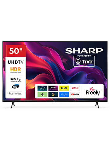 Sharp 50GK4245K 50 Inch 4K Ultra HD Smart TV with TiVo | Grattan