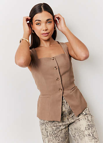 Stacey Solomon Floral Puff Sleeve Square Neck Mini Dress | Grattan