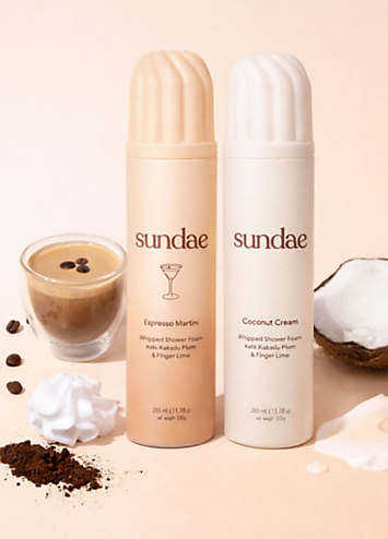Sundae Espresso Martini & Coconut Cream Whipped Shower Foam Duo Gift ...