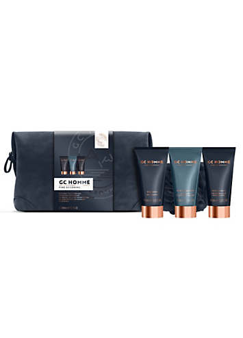 The Luxury Bathing Company GC Homme Groom & Go Washbag Gift Set | Grattan