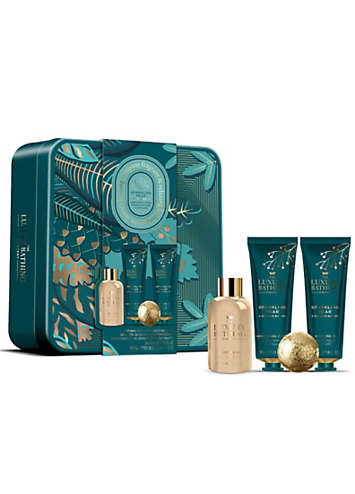 The Luxury Bathing Company Luxury Tin Set - Sparkling Pear & Nectarine ...