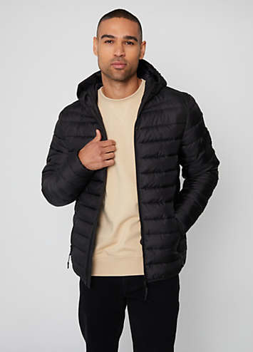 Threadbare Matte Finish Padded Hooded Jacket | Grattan