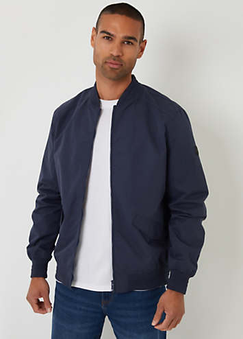 Threadbare Navy Bomber Jacket | Grattan