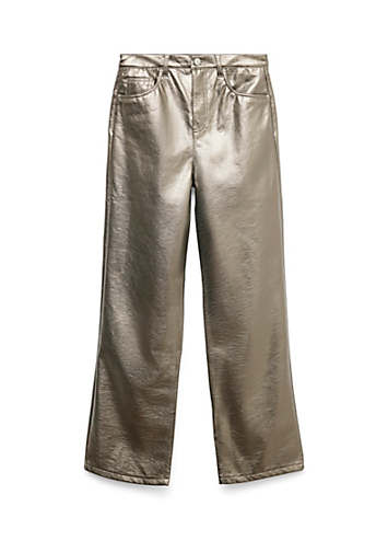 Vero Moda Tessa Wide Coloured Vinyl Pants | Grattan