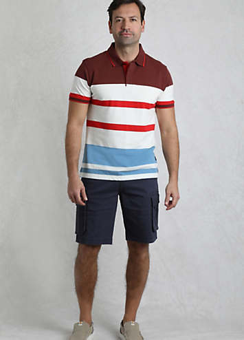 Weird Fish Sunbury Pique Stripe Polo | Grattan