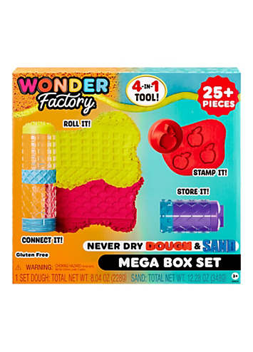 Wonder Factory Never Dry Dough & Sand Mega Box Set | Grattan