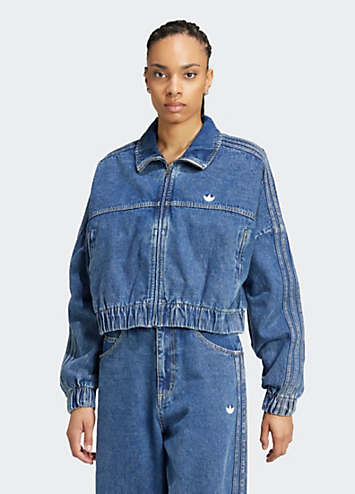 adidas Originals Cropped Denim Jacket | Grattan