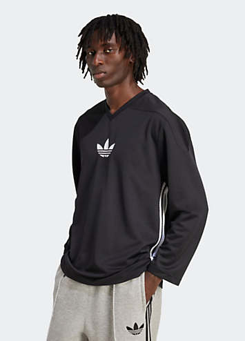 adidas Originals Logo Print Long Sleeve T-Shirt | Grattan