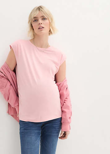 bonprix Maternity Cap Sleeve Top | Grattan