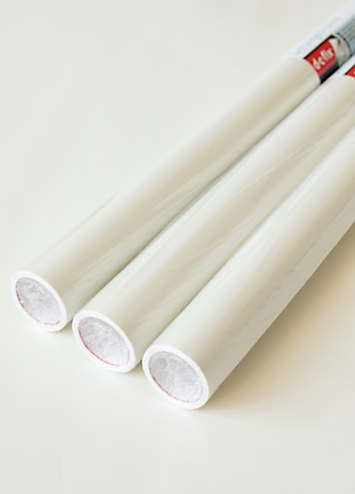 d-c-fix Matt Off White Sticky Back Plastic Vinyl Wrap Film 67.5cm x 2M ...