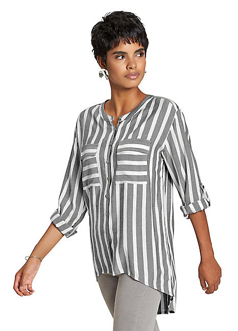 Stripe Blouse by Creation L | Grattan
