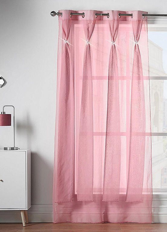 Alan Symonds Diana Eyelet Voile Panel | Grattan
