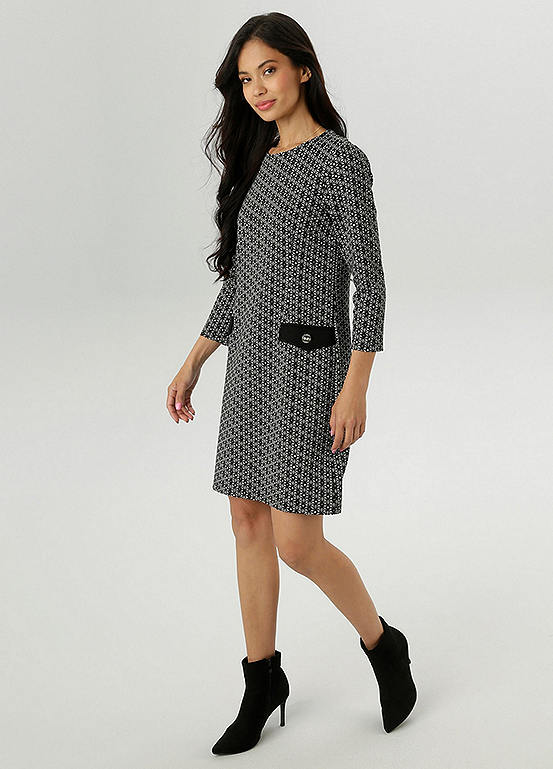 Aniston Graphic Print Shift Dress | Grattan