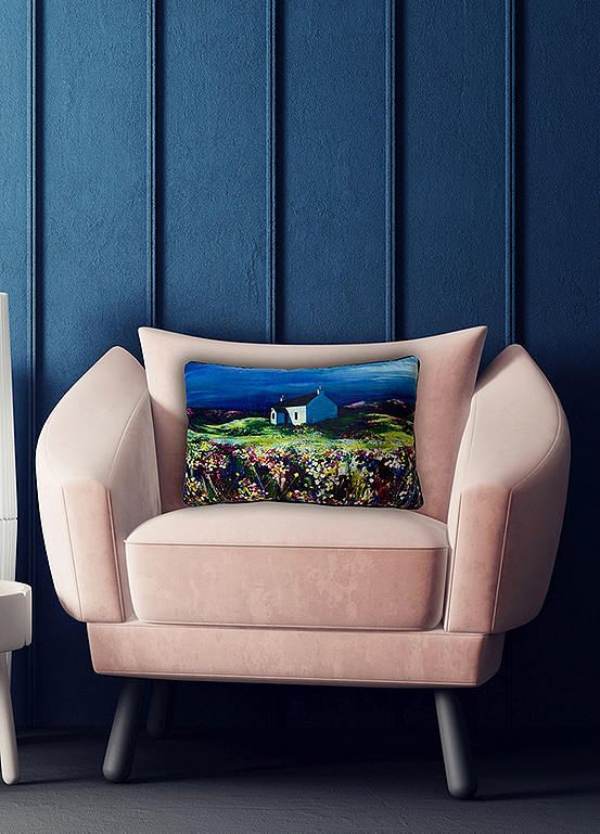 Avril Thomson Smith Summer Shades 33x53cm Cushion | Grattan