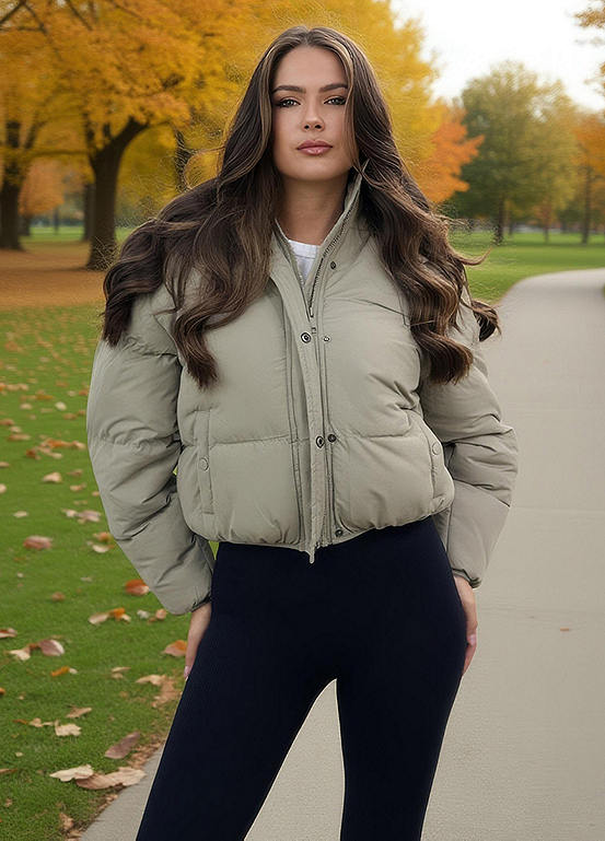 AX Paris Sage Hooded Short Puffer Coat | Grattan