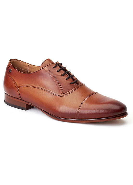 Base London Tan Angelo Derby Shoes | Grattan