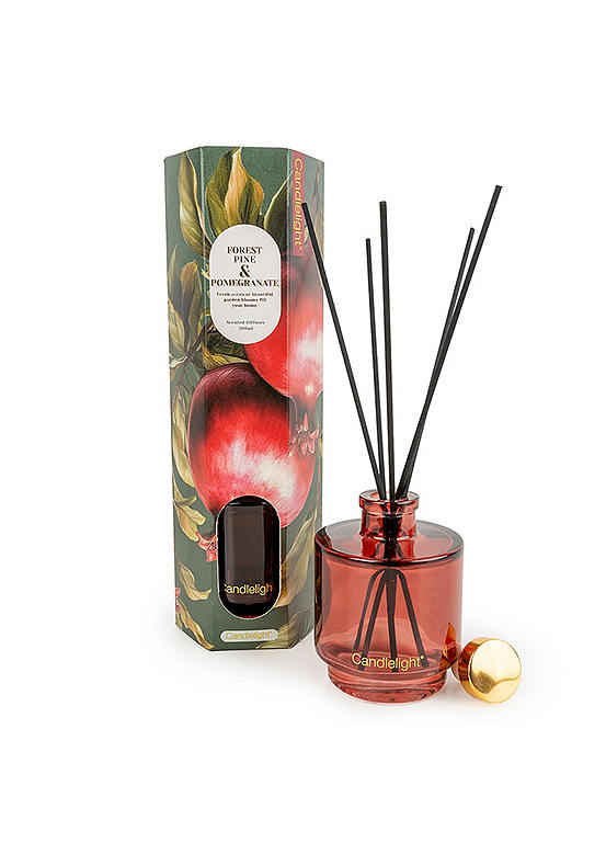 Candlelight 200ml Reed Diffuser - Forest Pine & Pomegranate | Grattan